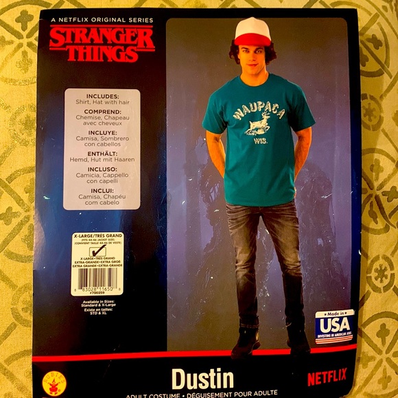 Other | Rubies Stranger Things Dustin Adult Costume | Poshmark